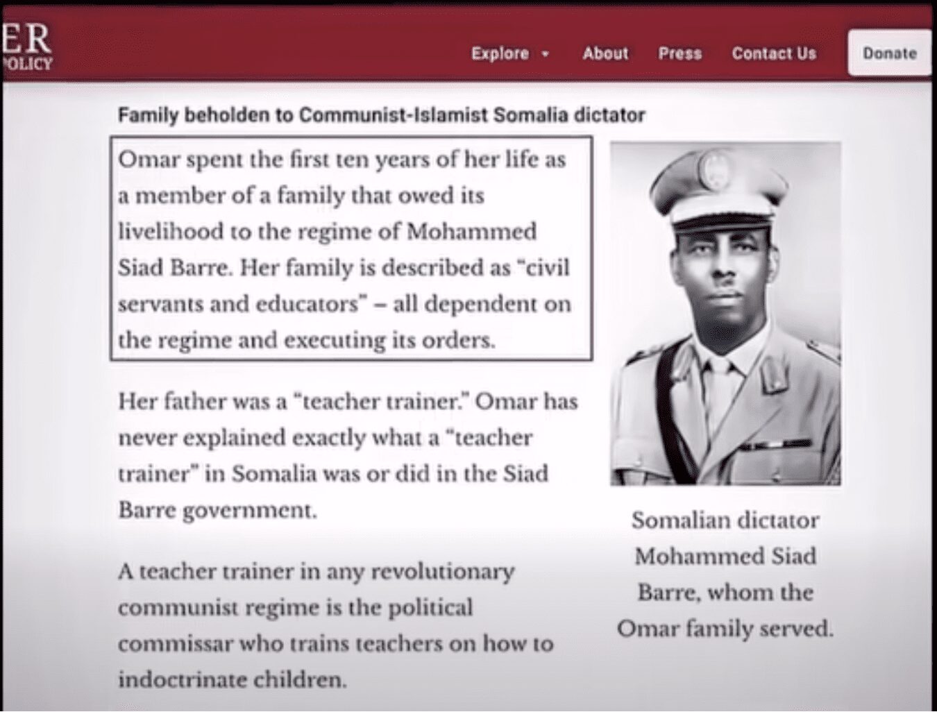 Ilhan Omar Did Not Flee From Oppression As A Refugee - She Was Fleeing ...